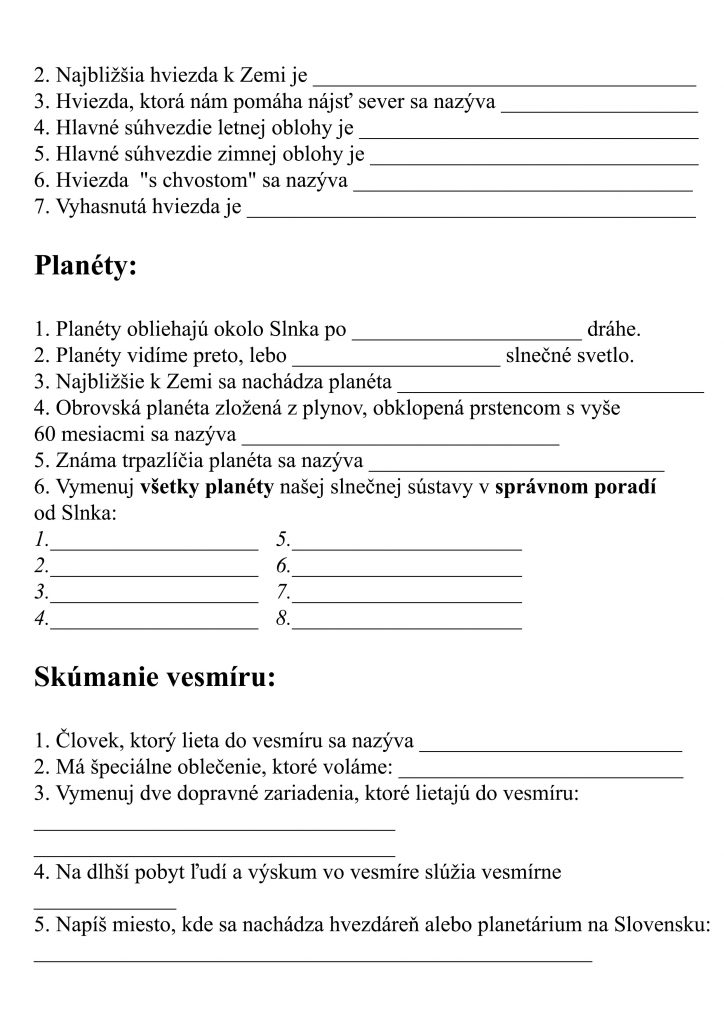 Prírodoveda 4. ročník ZŠ – Bocianie hniezdo